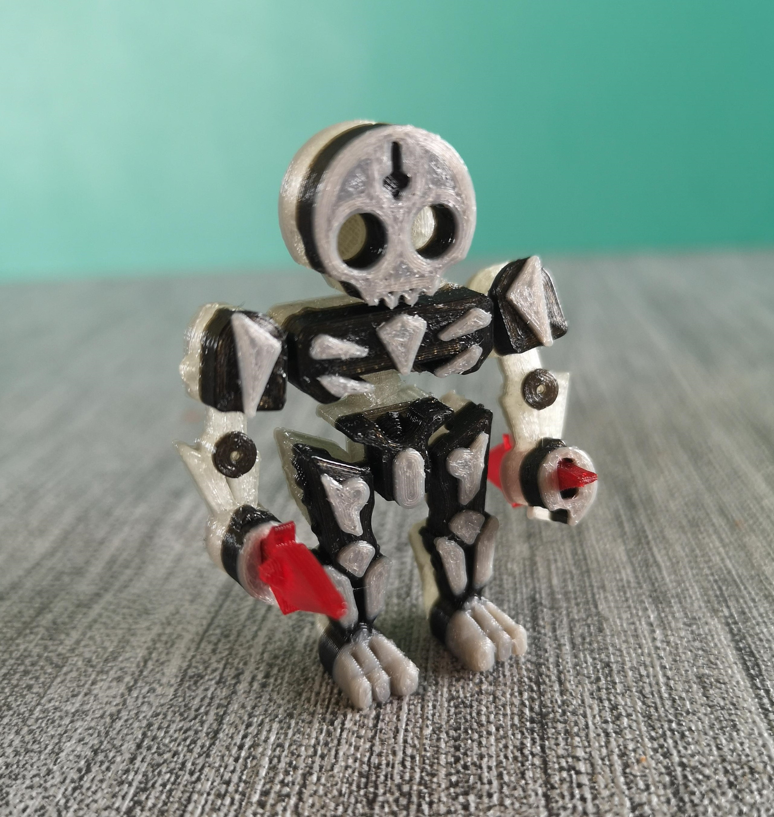 STL file NECROBOT - Print in Place / NO Supports / No assemble・3D ...