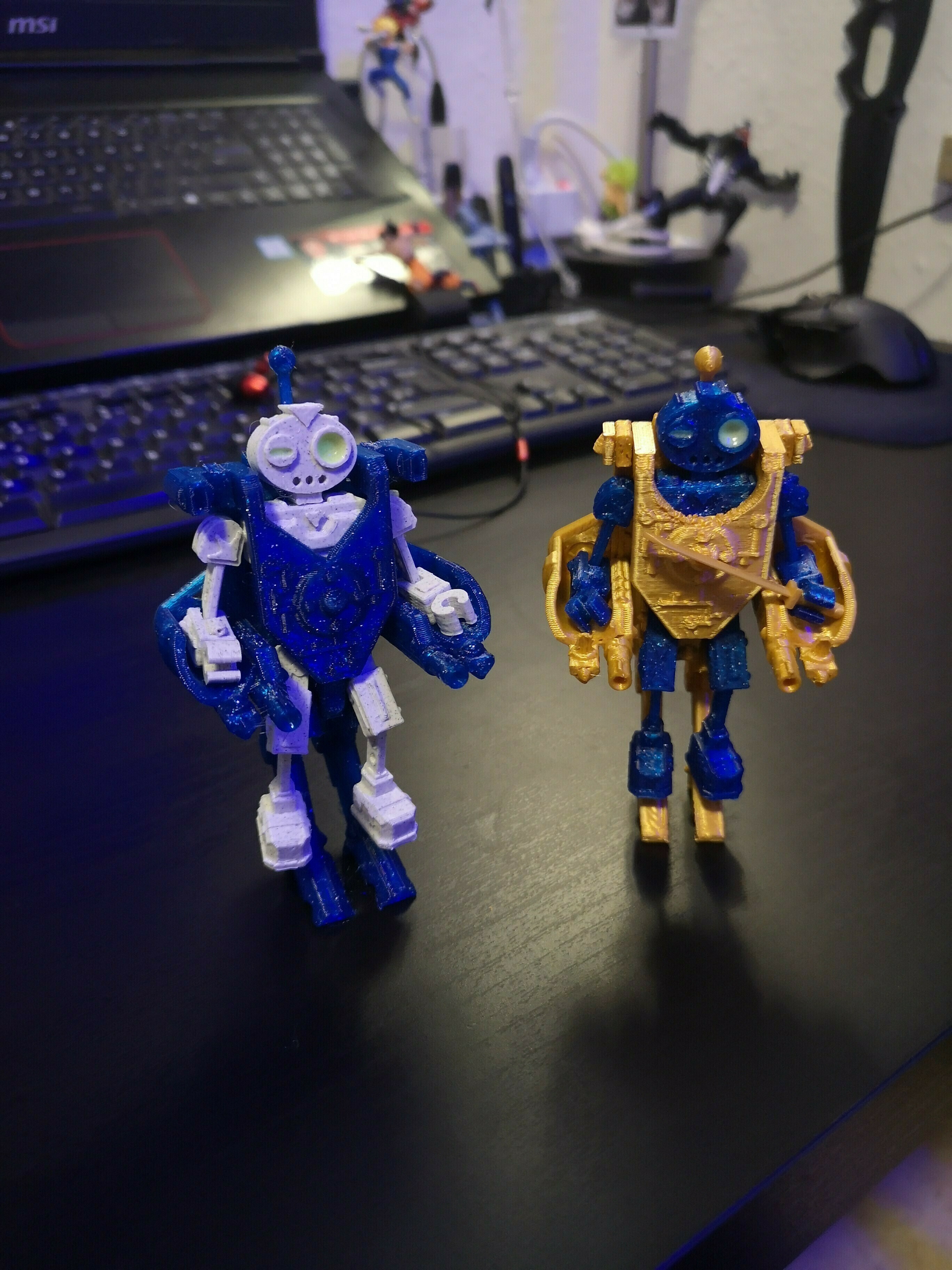 Free Stl File Combat Suit For Minibot Print In Place No Supports・3d