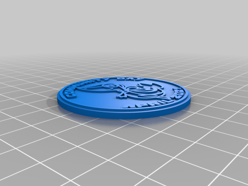 Бесплатный STL файл Pokemon Go Community Day #39 coin - Snivy・Дизайн 3D ...