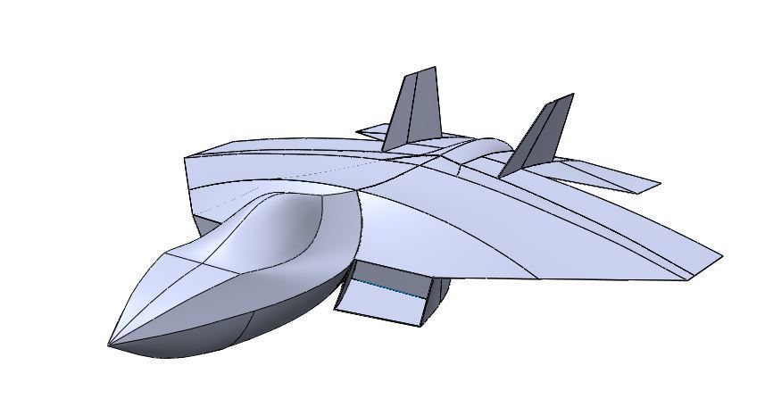STL file Fighter Jet Plane 🛩️・3D printing template to download・Cults
