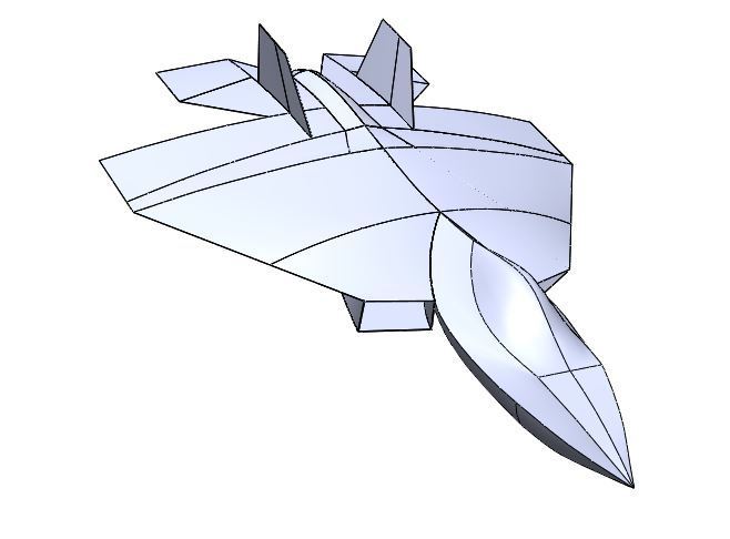 STL file Fighter Jet Plane 🛩️・3D printing template to download・Cults