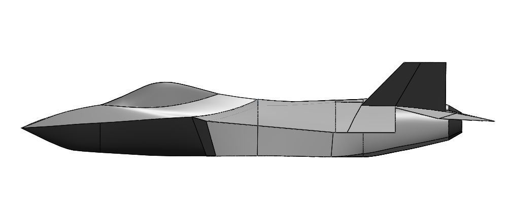 STL file Fighter Jet Plane 🛩️・3D printing template to download・Cults