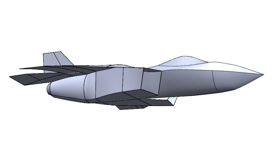STL file Fighter Jet Plane 🛩️・3D printing template to download・Cults