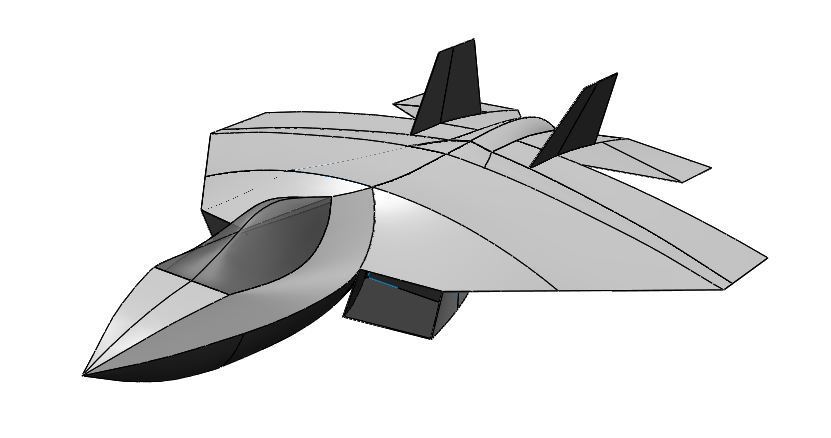 STL file Fighter Jet Plane 🛩️・3D printing template to download・Cults