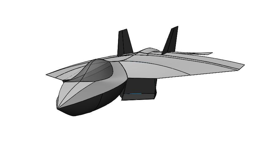 STL file Fighter Jet Plane 🛩️・3D printing template to download・Cults