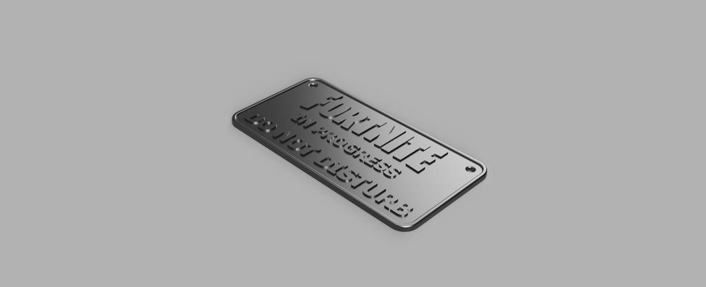 Free STL file Fortnite Sign・3D print design to download・Cults