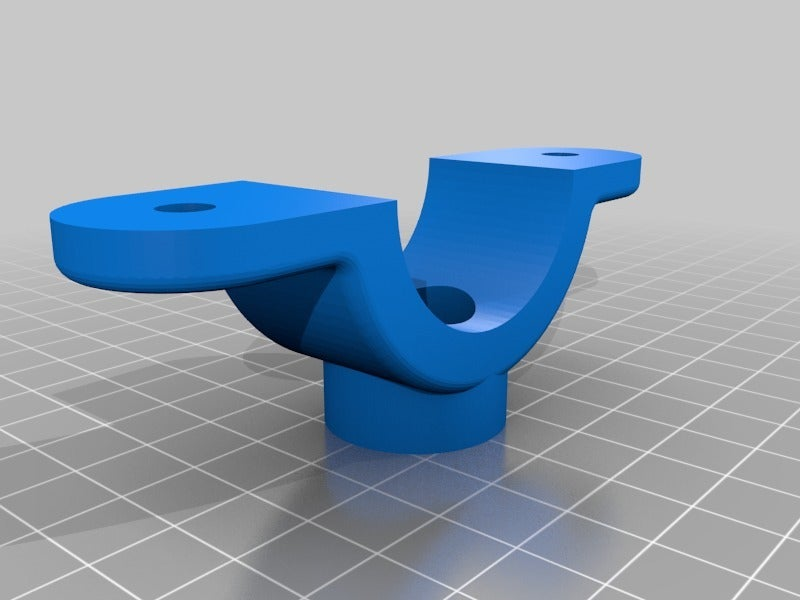 Free STL file Wall Bracket for shaft・3D printer design to download・Cults