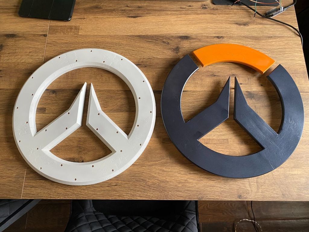 Free STL file Overwatch Wall Light 🏠・Model to download and 3D print・Cults