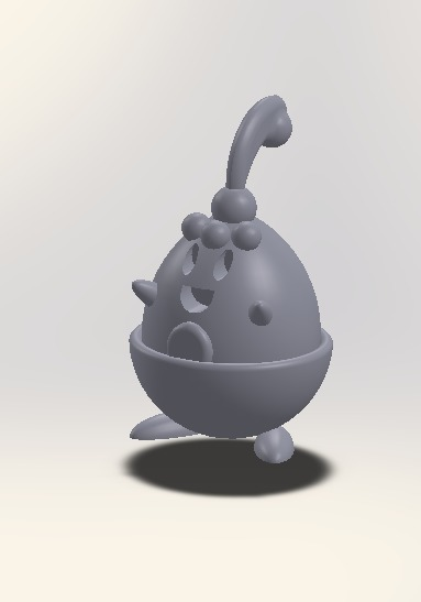 3D file Happiny - Normal Pokemon 🐉・3D print design to download・Cults