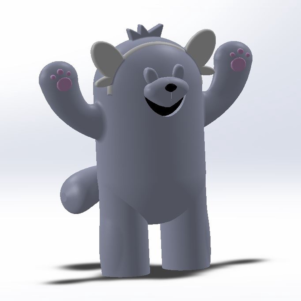 3D file Bewear - Pokemon 🐉・3D print design to download・Cults