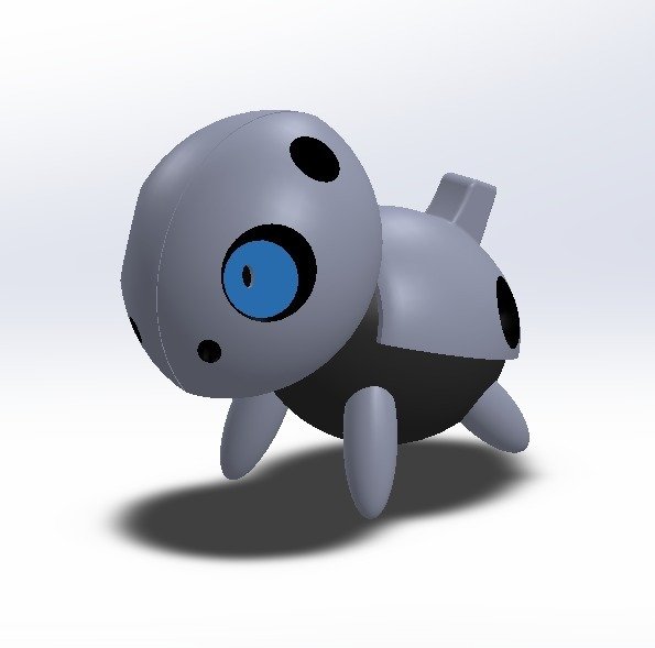 3D file Aron - Steel/Rock Pokemon 🐉・3D printable model to download・Cults