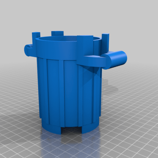 Download free STL file Small Trash Can (Lego look like) • 3D printable ...