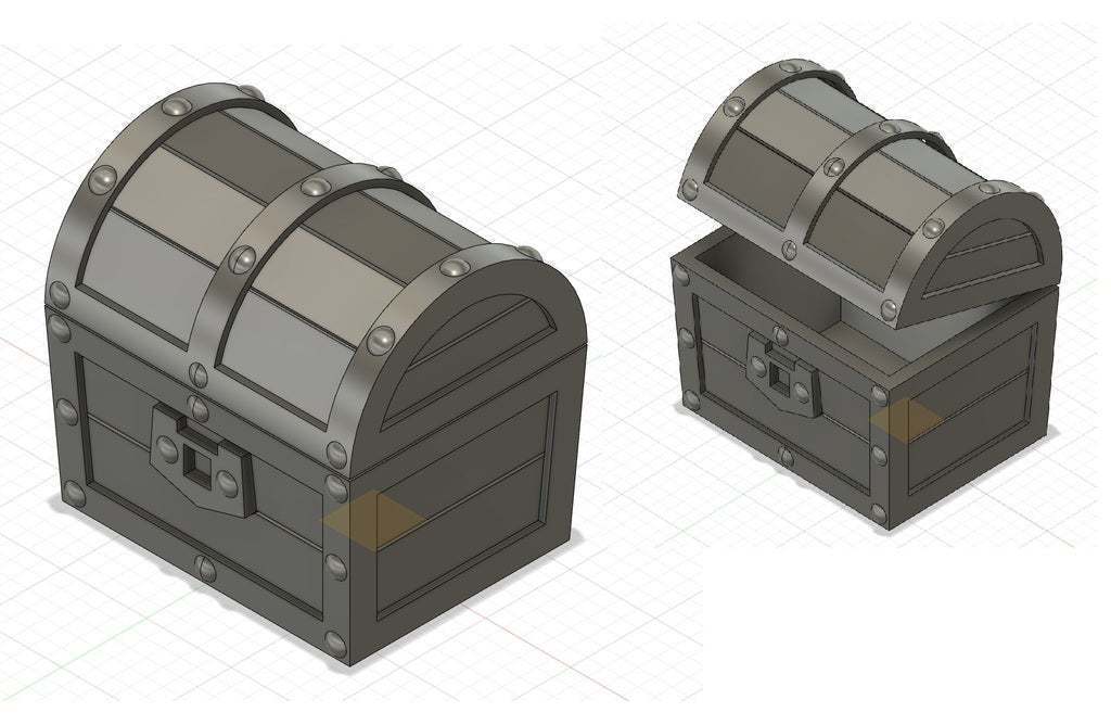 STL-Datei Zelda like chest box with hinge multi color・3D-druckbares ...
