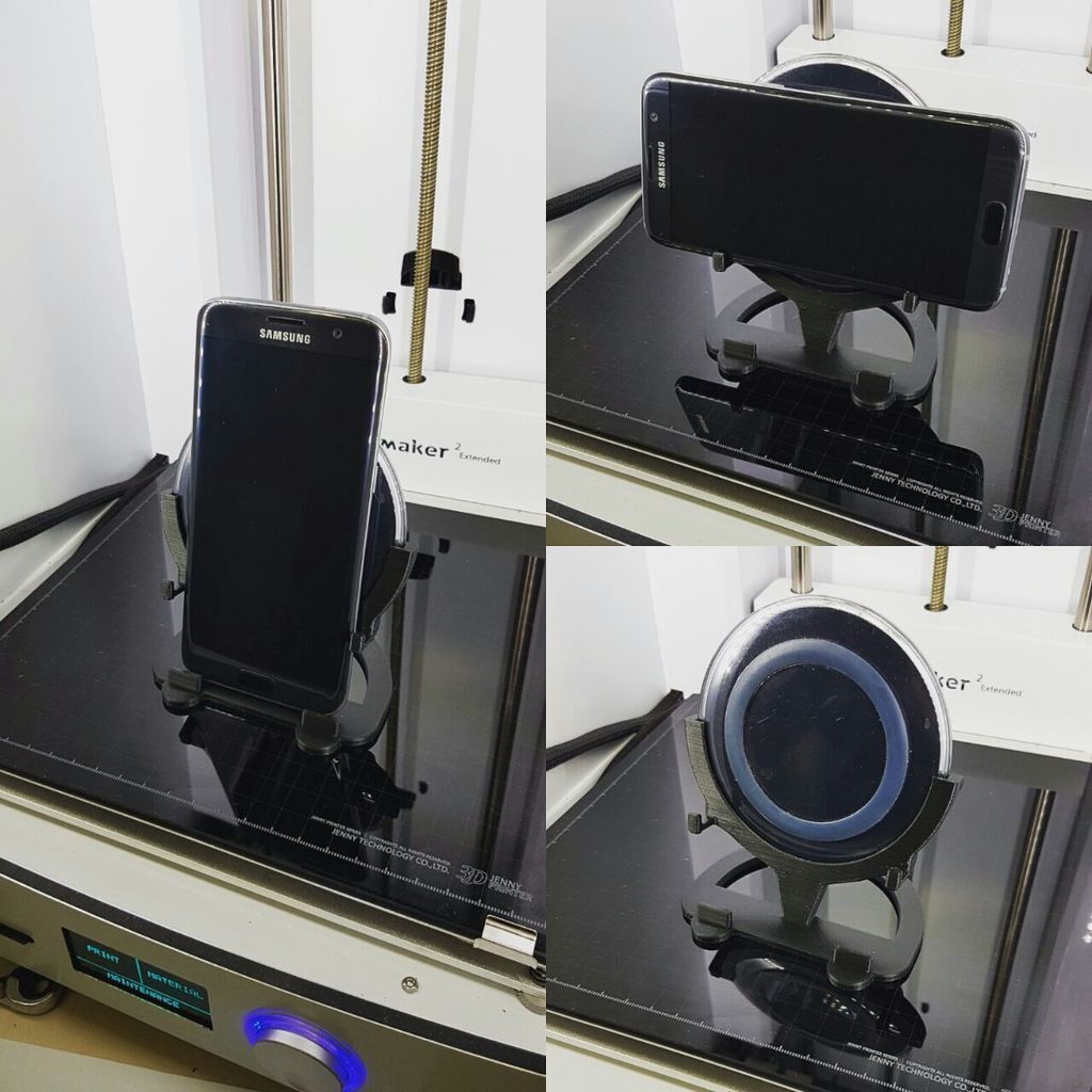 Free STL file Samsung Wireless Charger/Phone Stand 2 directions・3D ...
