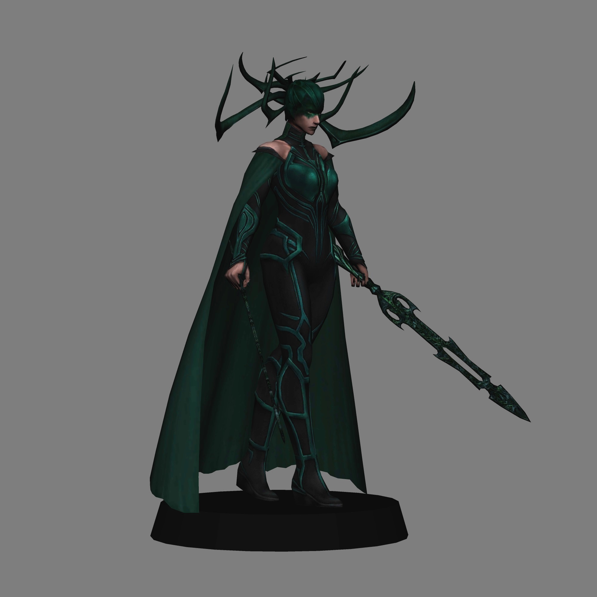 Archivo STL Hela - Thor Ragnarok low poly 3d print・Plan de impresión en ...