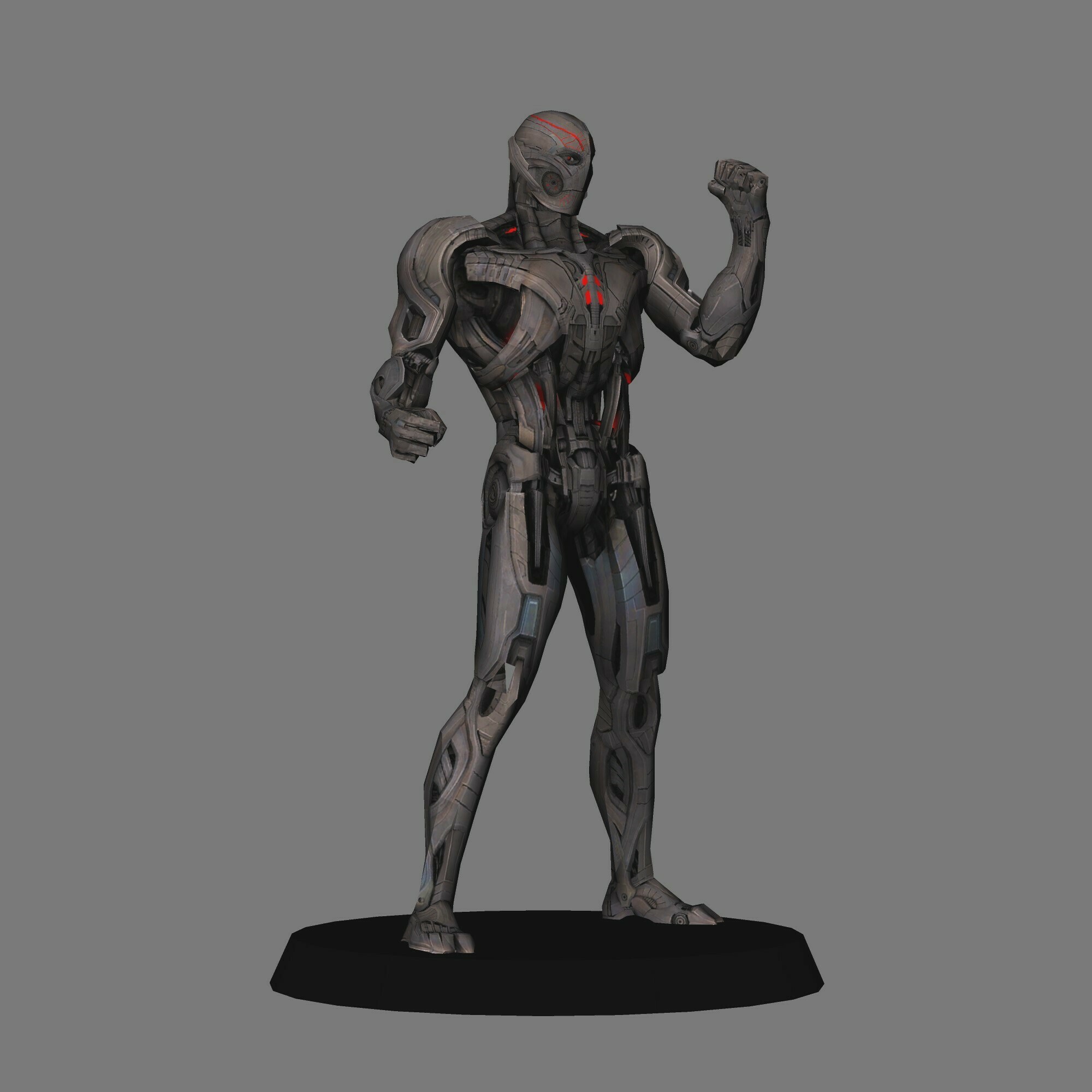 Archivo STL Ultron - Avengers Age of Ultron low poly 3d print・Design ...