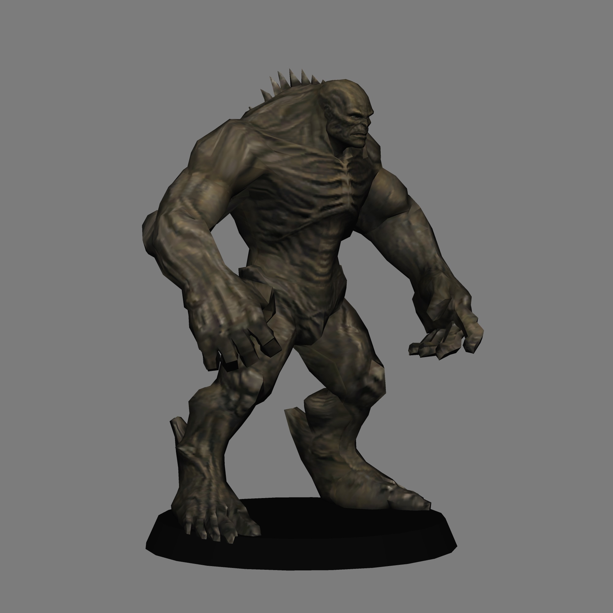 Файл STL Abomination - The Incredible Hulk - низкополигональная 3d ...