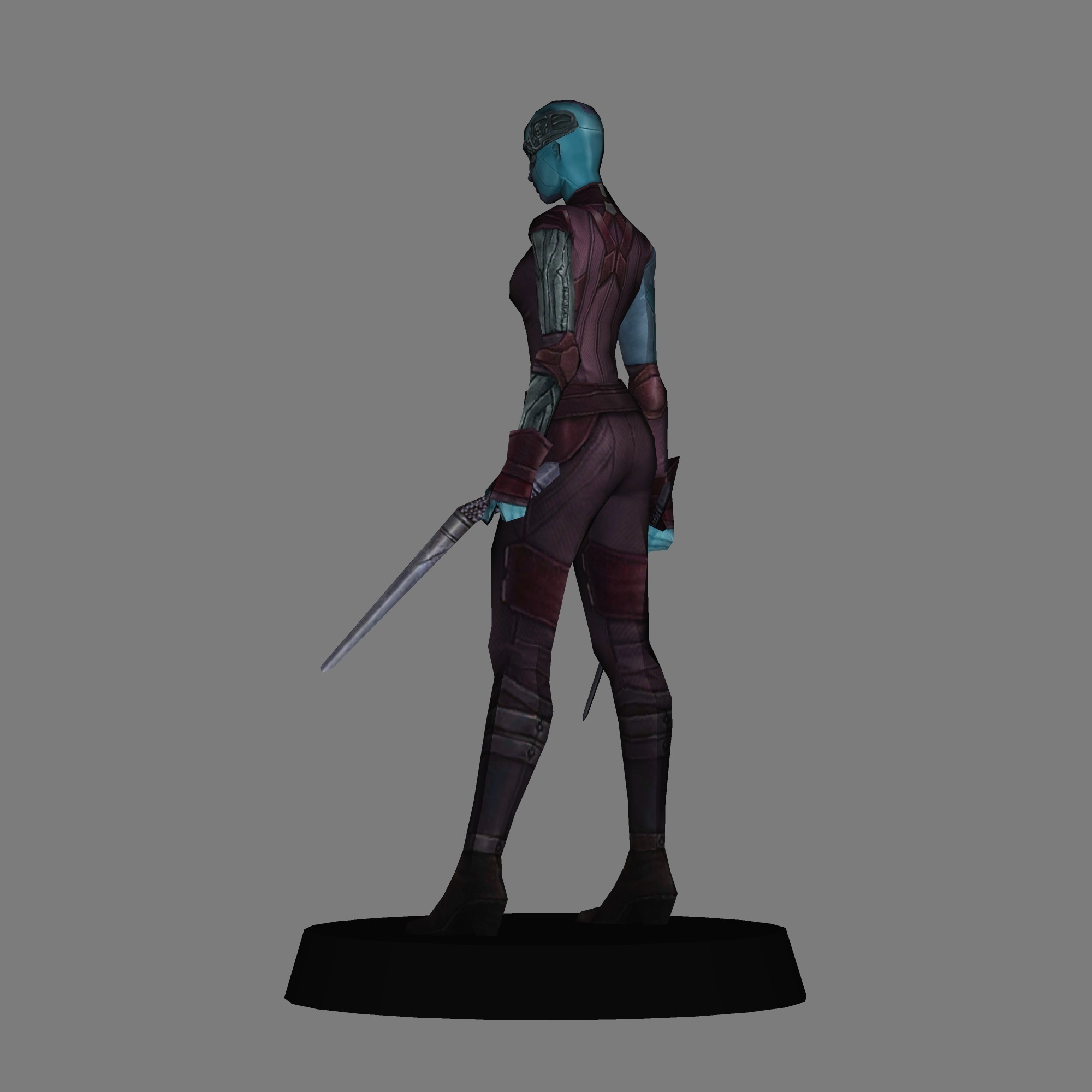 STL file Nebula - Guardians of the Galaxy low poly 3d print 🦸・3D ...