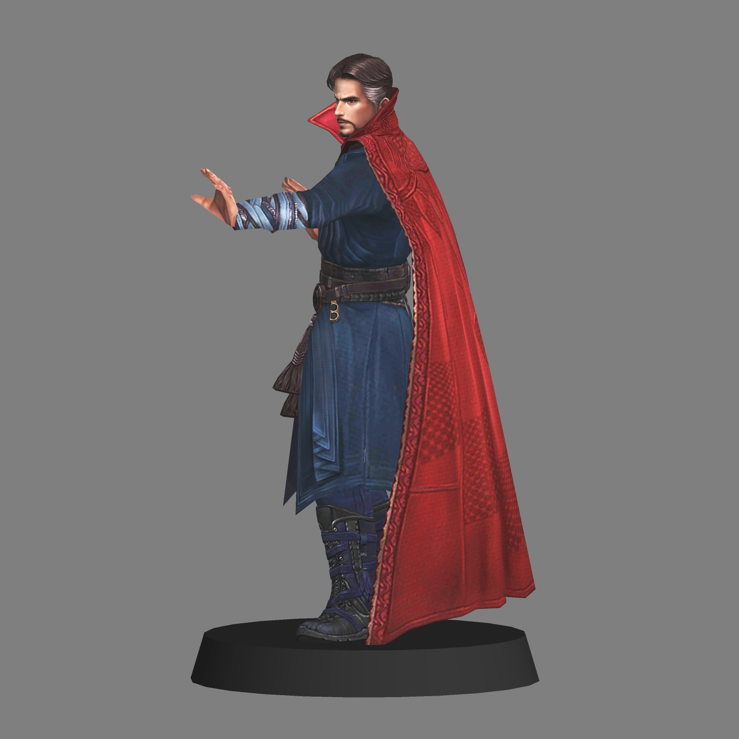 STL file Dr Strange - Avengers endgame low poly 3d print・3D printing ...