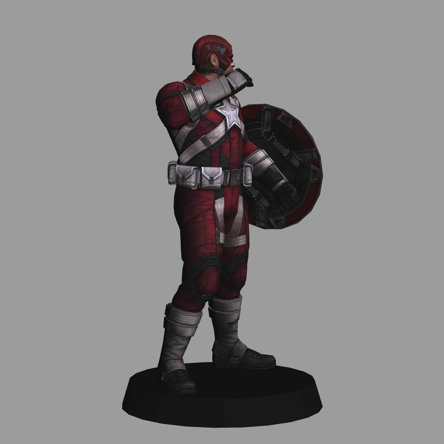 STL file Red Guardian - Black Widow Movie low poly 3d print・3D print ...