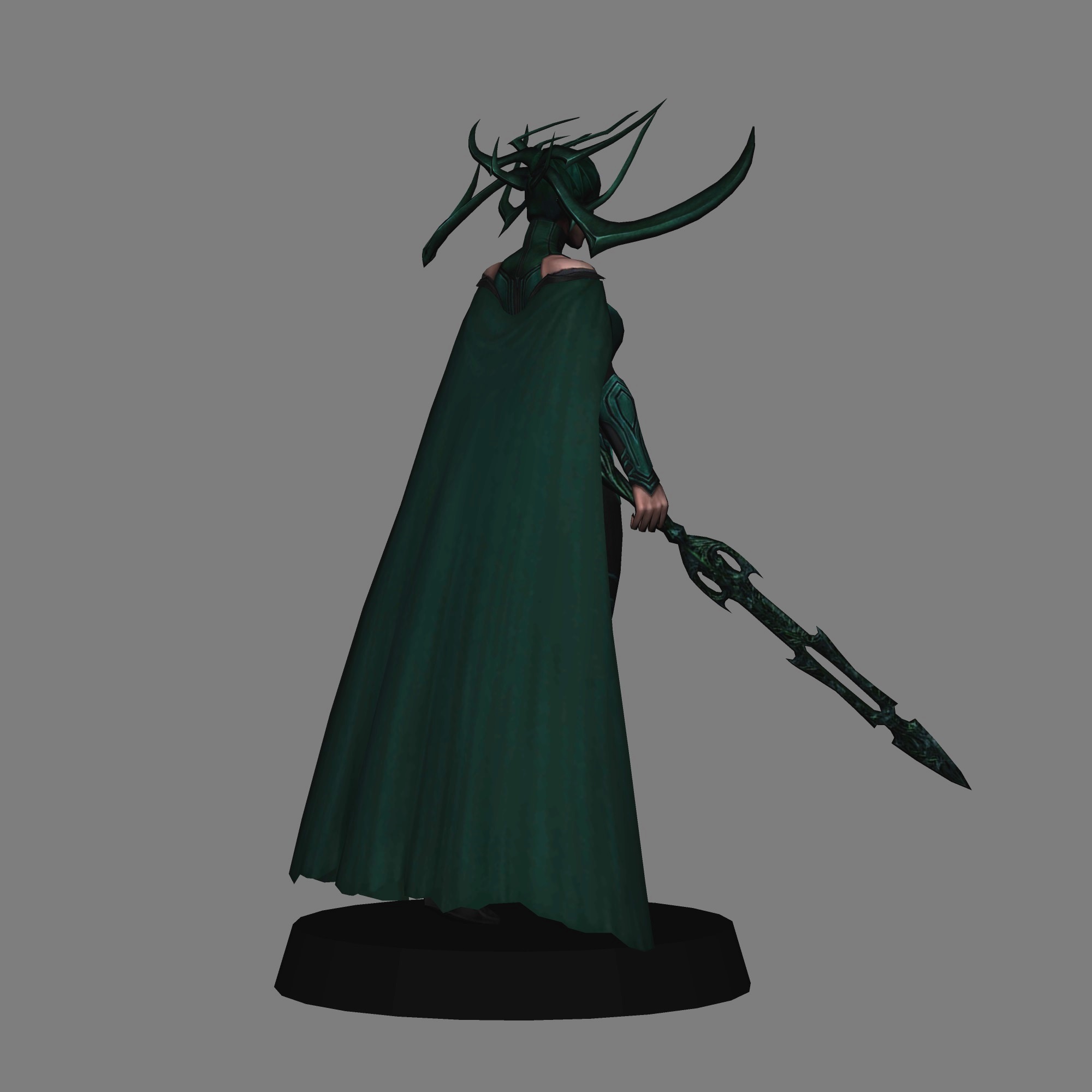 STL file Hela - Thor Ragnarok low poly 3d print 🎲・3D printable design ...
