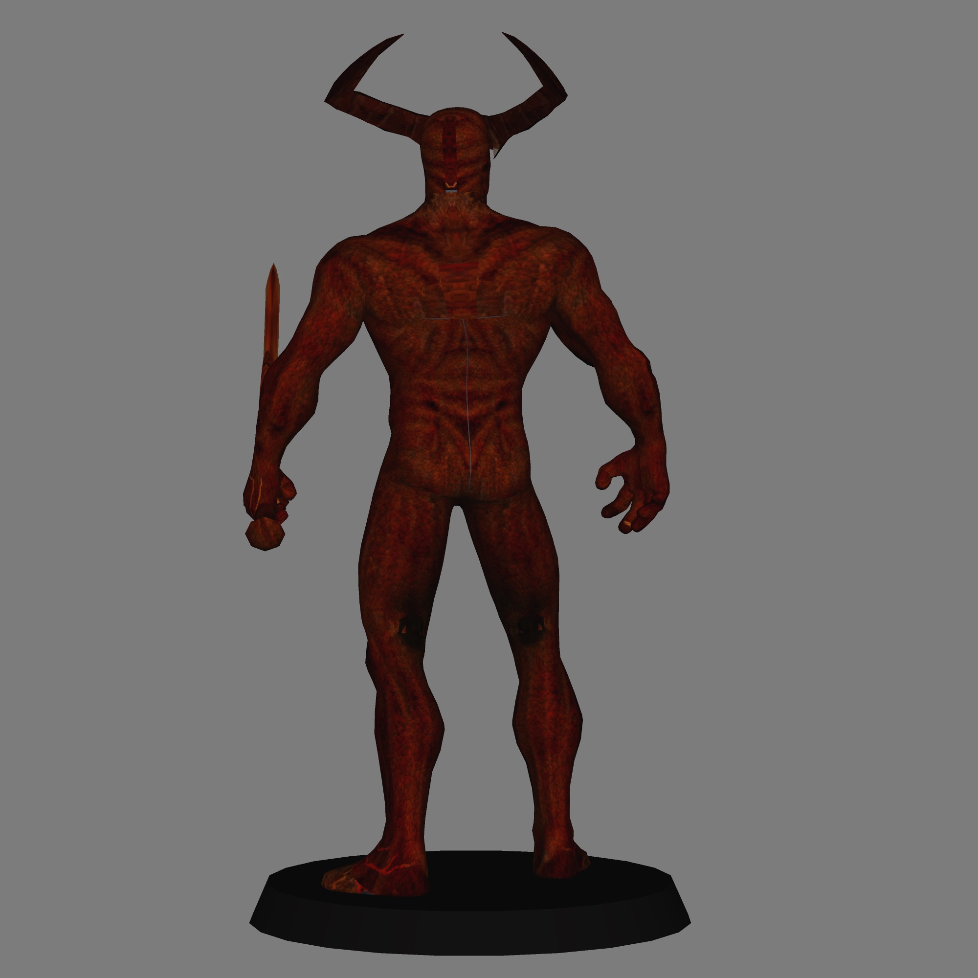 Archivo STL Surtur - Thor Ragnarok - low poly 3d print・Plan de ...