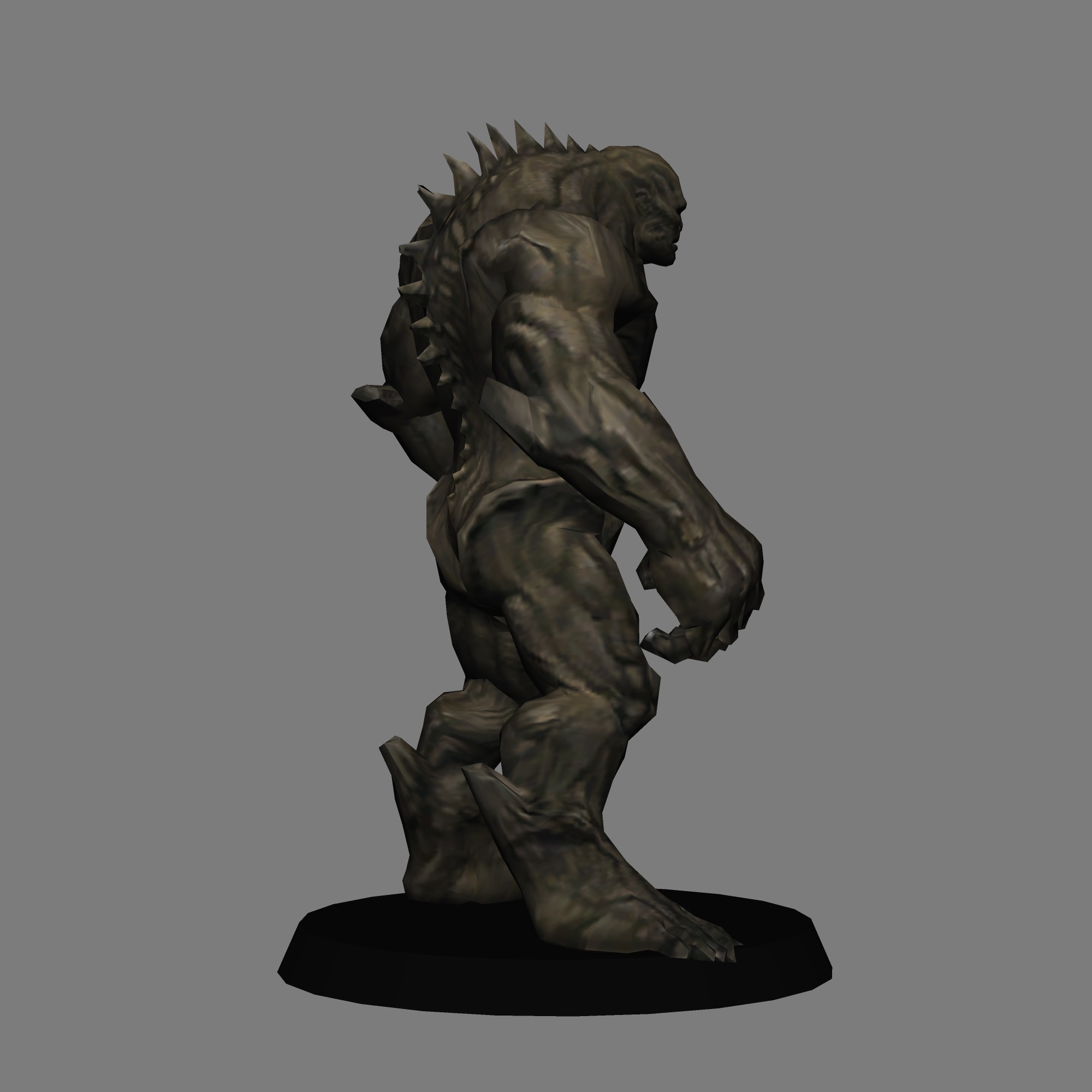 STL file Abomination - The Incredible Hulk low poly 3d print・3D ...