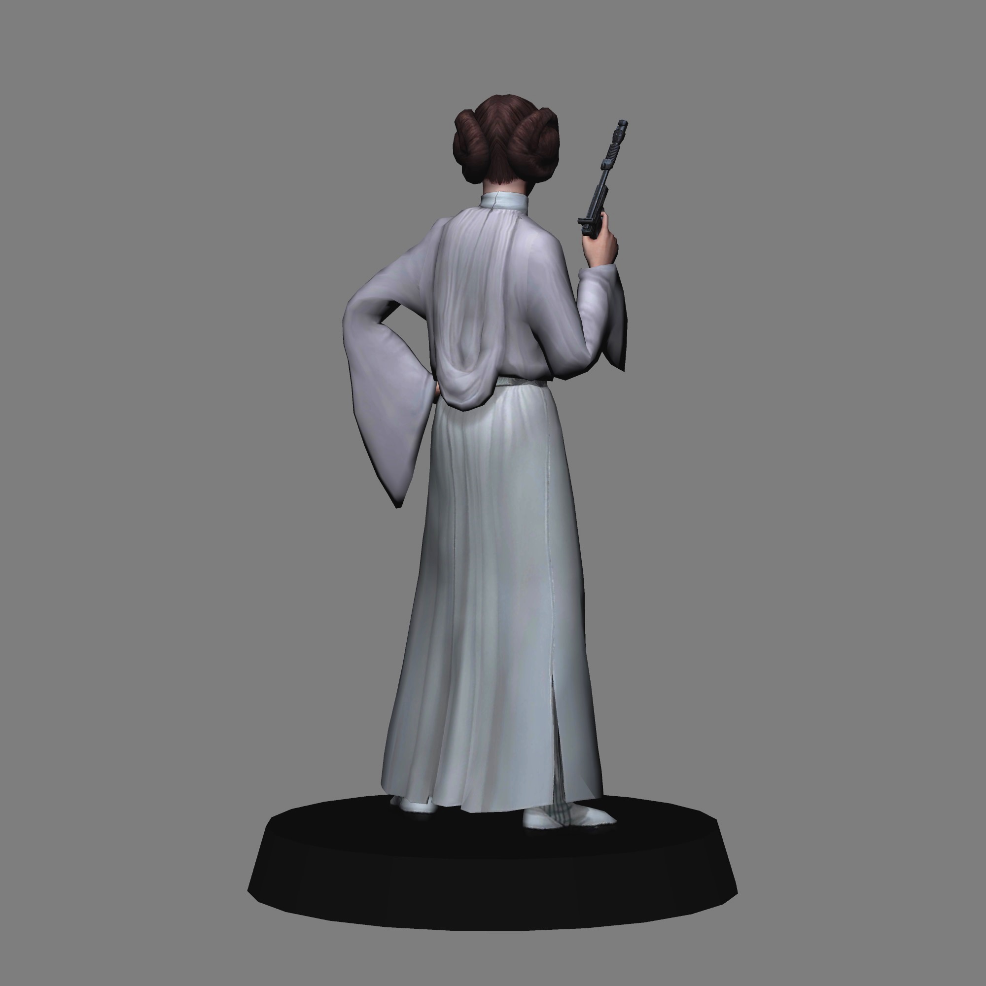 STL file Princess Leia Organa - Starwars LOW POLY 3D PRINT・3D print ...