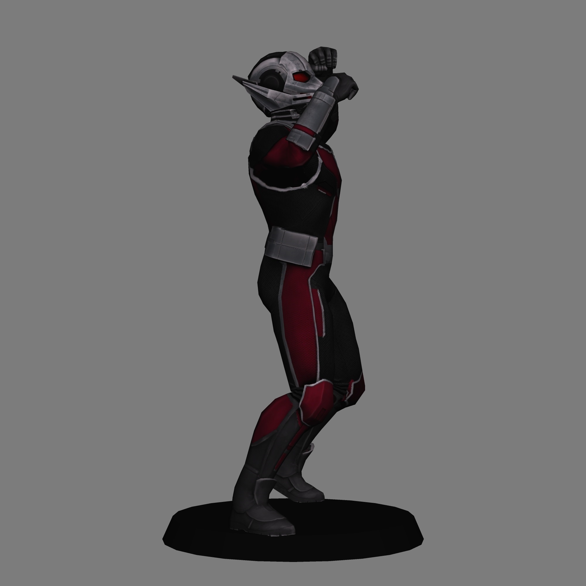 STL file Antman - Giantman - Captain America Civil War LOW POLYGONS AND ...