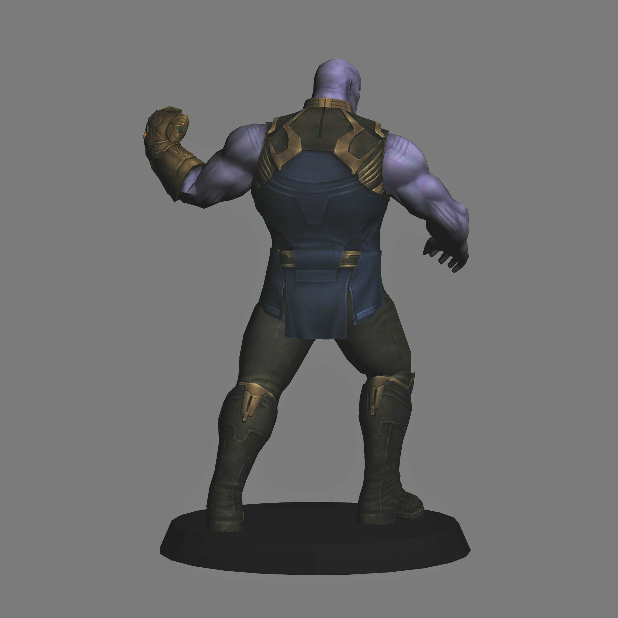 STL file Thanos - Avengers Infinity War low poly 3d print・3D print ...