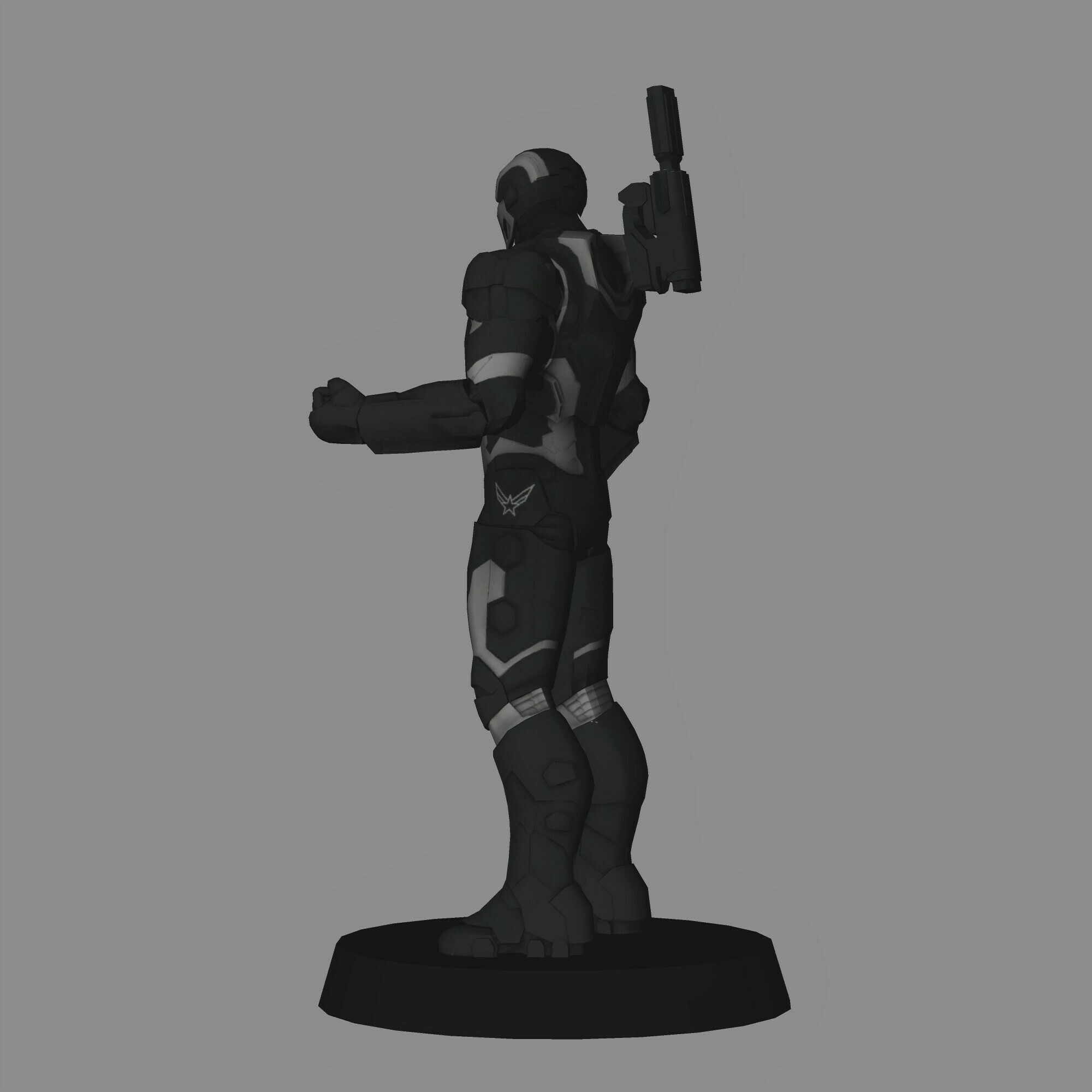 STL file Warmachine Mk 2 - Avengers Age of Ultron low poly 3d print 🦸 ...