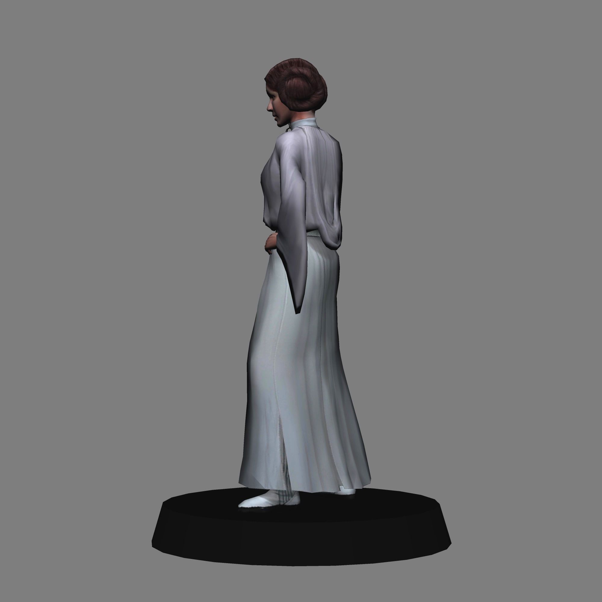 STL file Princess Leia Organa - Starwars LOW POLY 3D PRINT・3D print ...