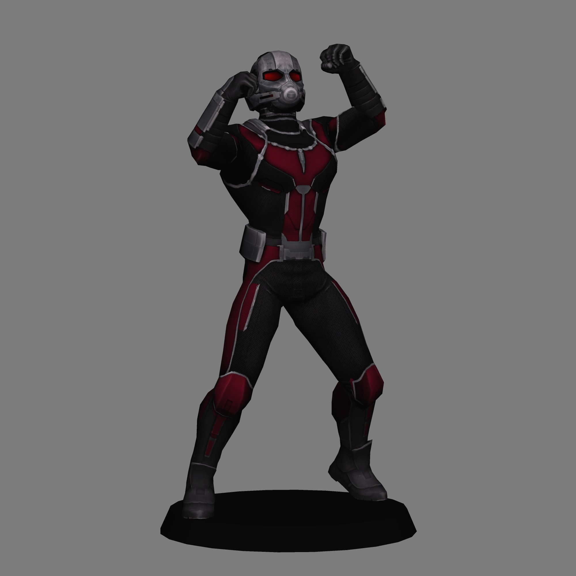 STL file Antman - Giantman - Captain America Civil War LOW POLYGONS AND ...