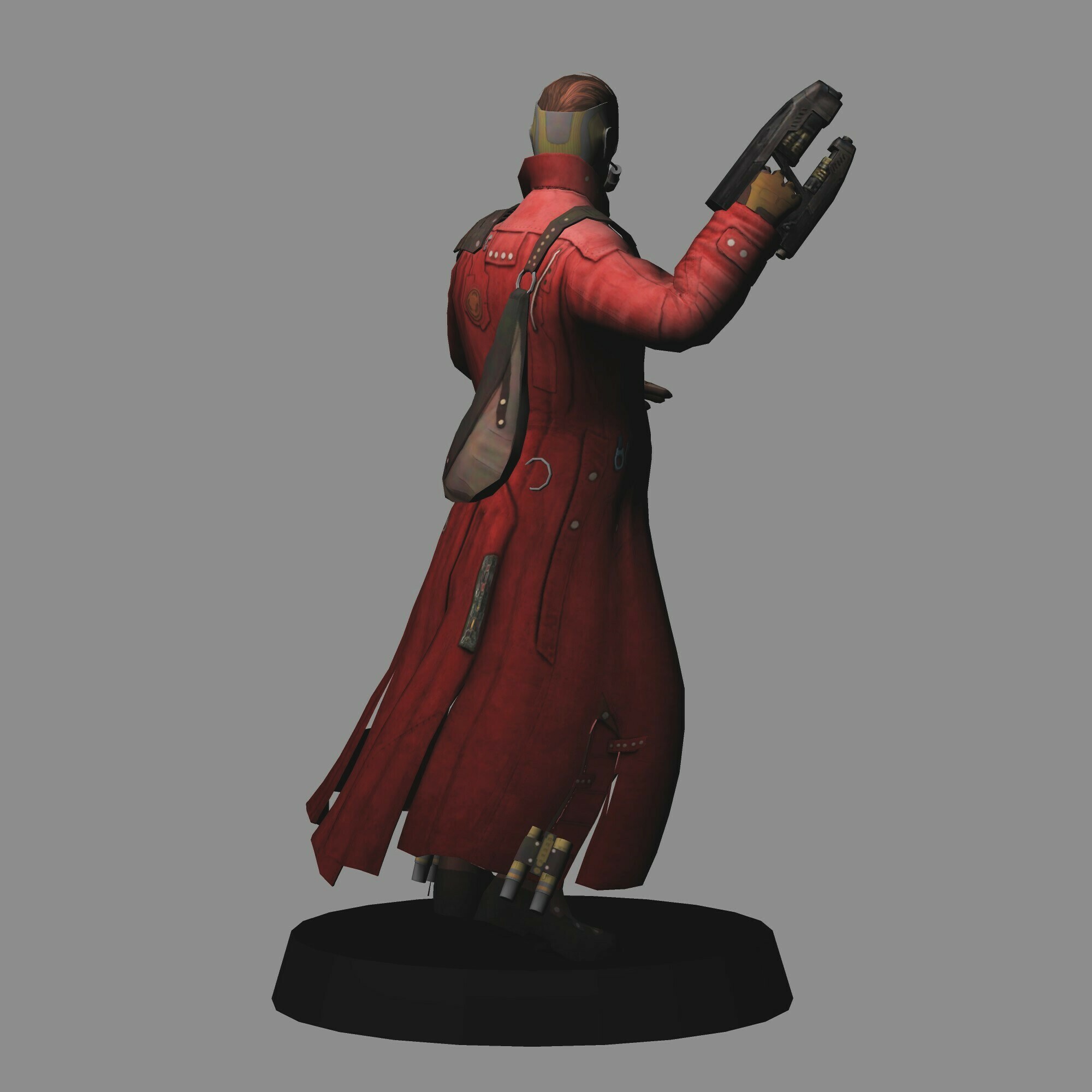 STL file Starlord - Guardians of the Galaxy low poly 3d print・3D ...