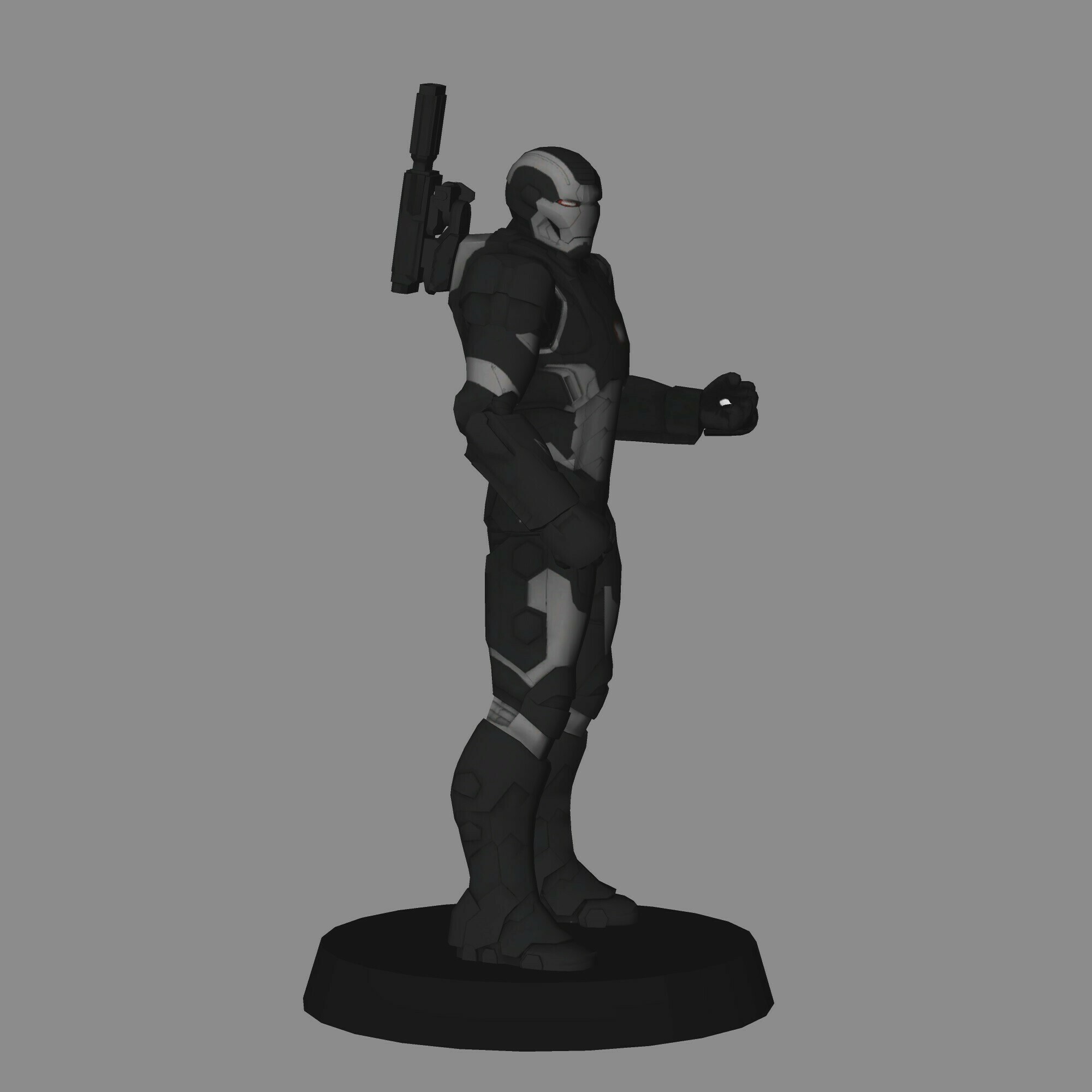 STL file Warmachine Mk 2 - Avengers Age of Ultron low poly 3d print 🦸 ...