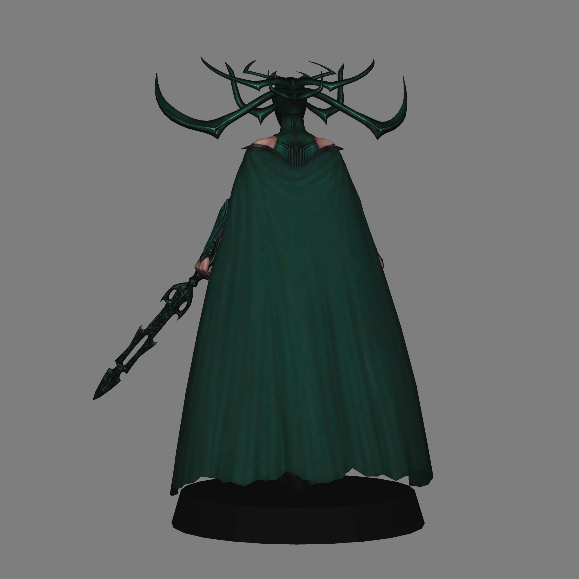STL file Hela - Thor Ragnarok low poly 3d print 🎲・3D printable design ...