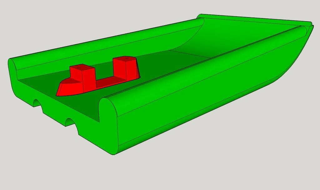Free STL file Simple 3D Printed RC Airboat・Template to download and 3D ...