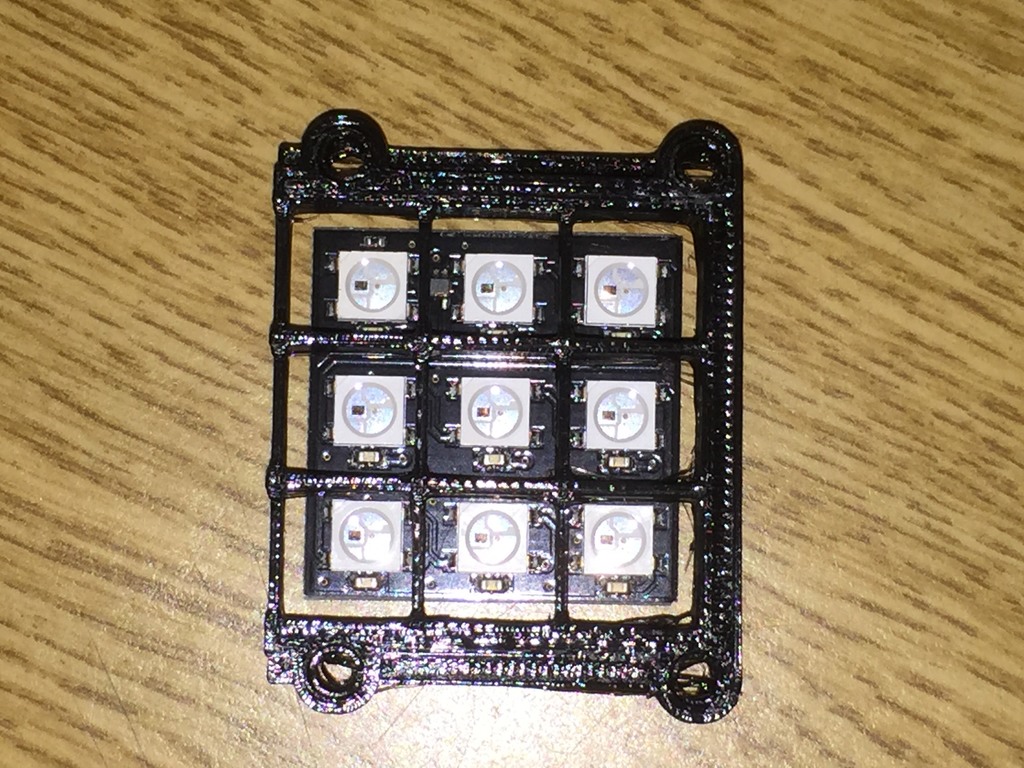 Free 3D file 3x3 Matrix LED Matrix grid for diffuser・3D printable ...