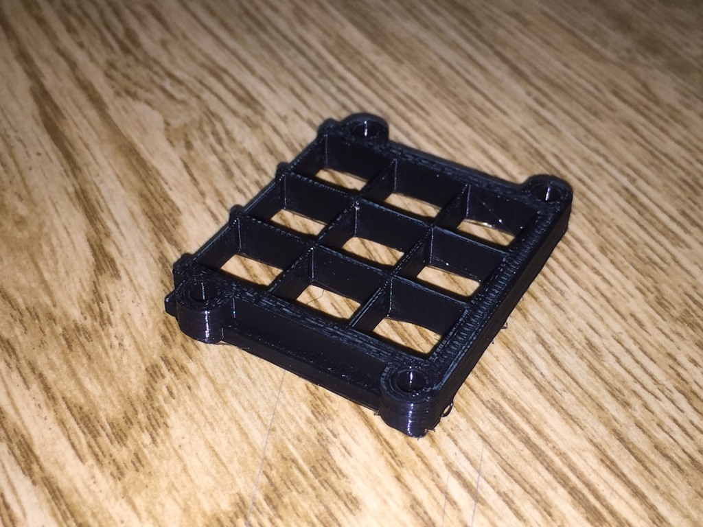 Archivo 3D gratis 3x3 Matrix LED Rejilla de matriz para el difusor ...