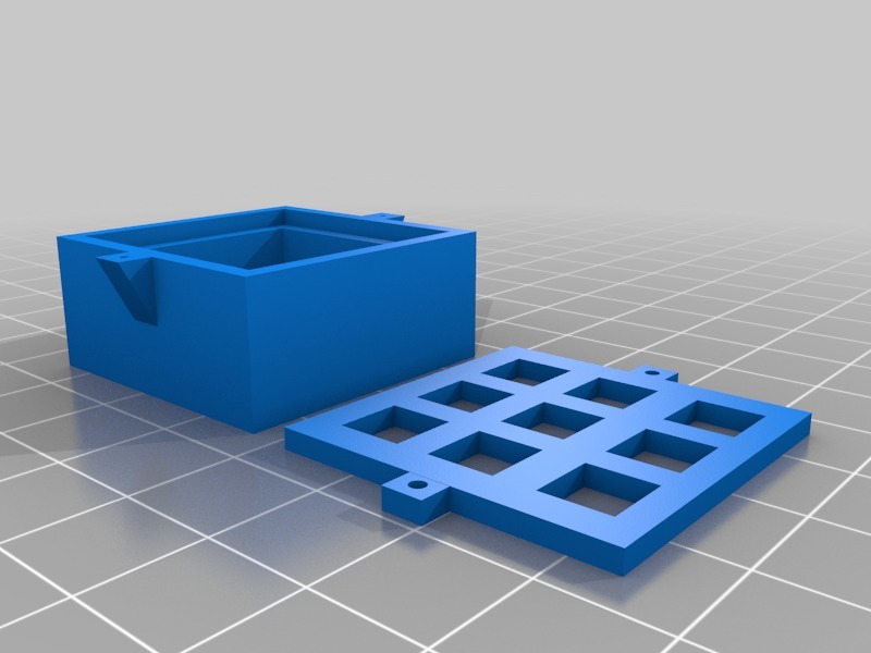 Free 3D file 3x3 Matrix LED Holder Mount・3D printing idea to download・Cults