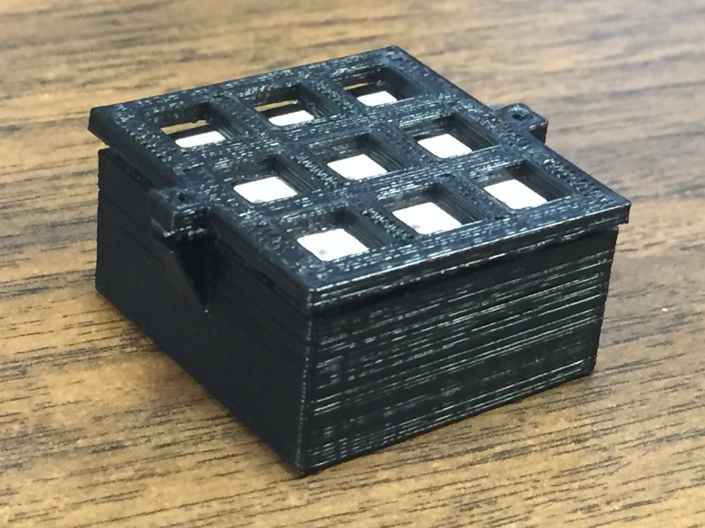 Free 3D file 3x3 Matrix LED Holder Mount・3D printing idea to download・Cults