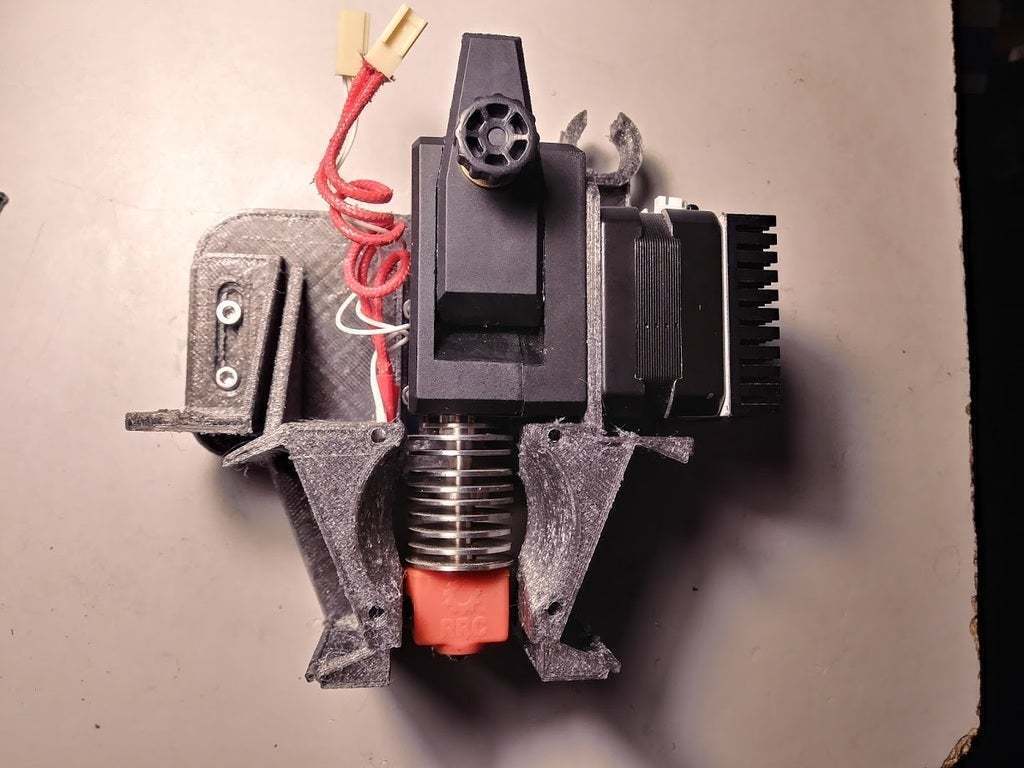 Free STL file Crane V6 Direct Drive Extruder Mount 🏗️・3D print model to ...