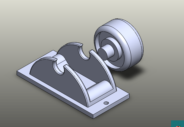 STL file Small furniture castor・3D printer design to download・Cults