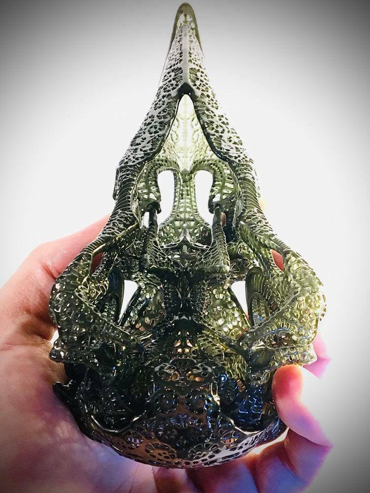 3D file Filigree Anatomical Raven Skull・3D printer model to download・Cults