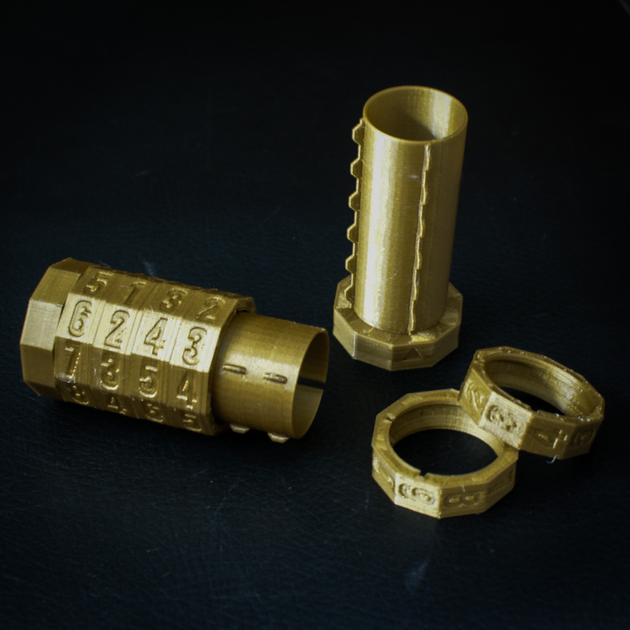 3D file Optimized Cryptex - 6 digit code・3D printable design to ...