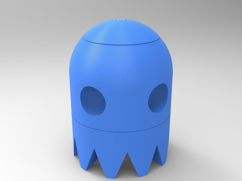 Fichier 3D Le fantôme de Pac-man Grinder・Design pour imprimante 3D à ...