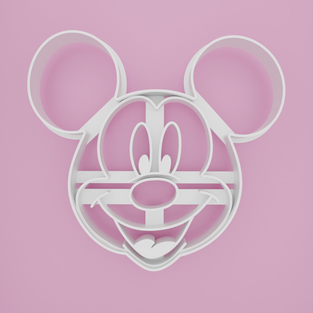 STL file Mickey Mouse cookie cutter・3D printing template to download・Cults