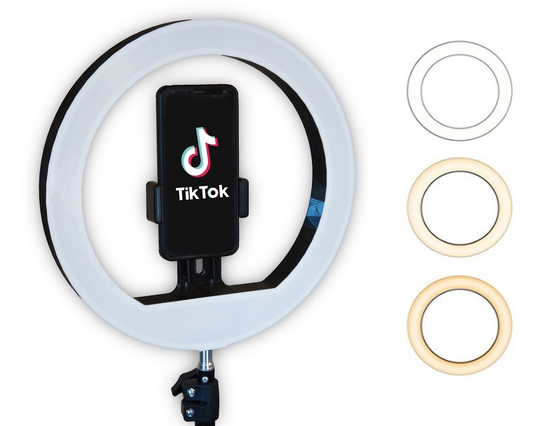 STL file Ring Light Led - Ring Light 25cm and 29cm with Phonecase・3D ...