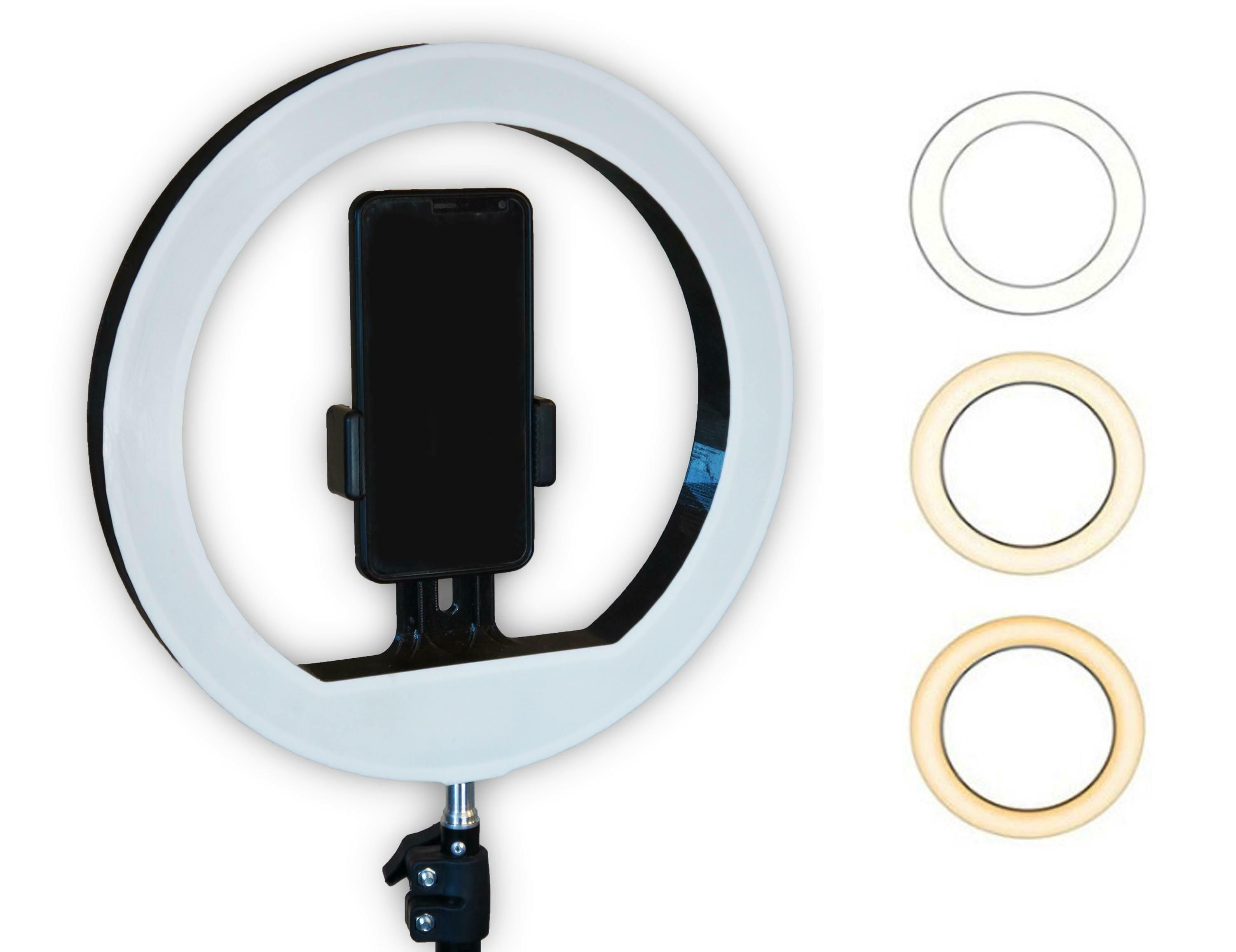 STL file Ring Light Led - Ring Light 25cm and 29cm with Phonecase・3D ...
