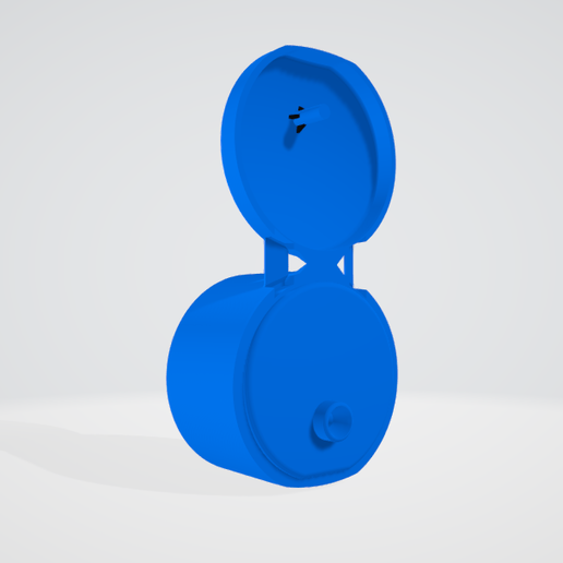 Download OBJ file Flip top cap R28-410 • 3D print model ・ Cults